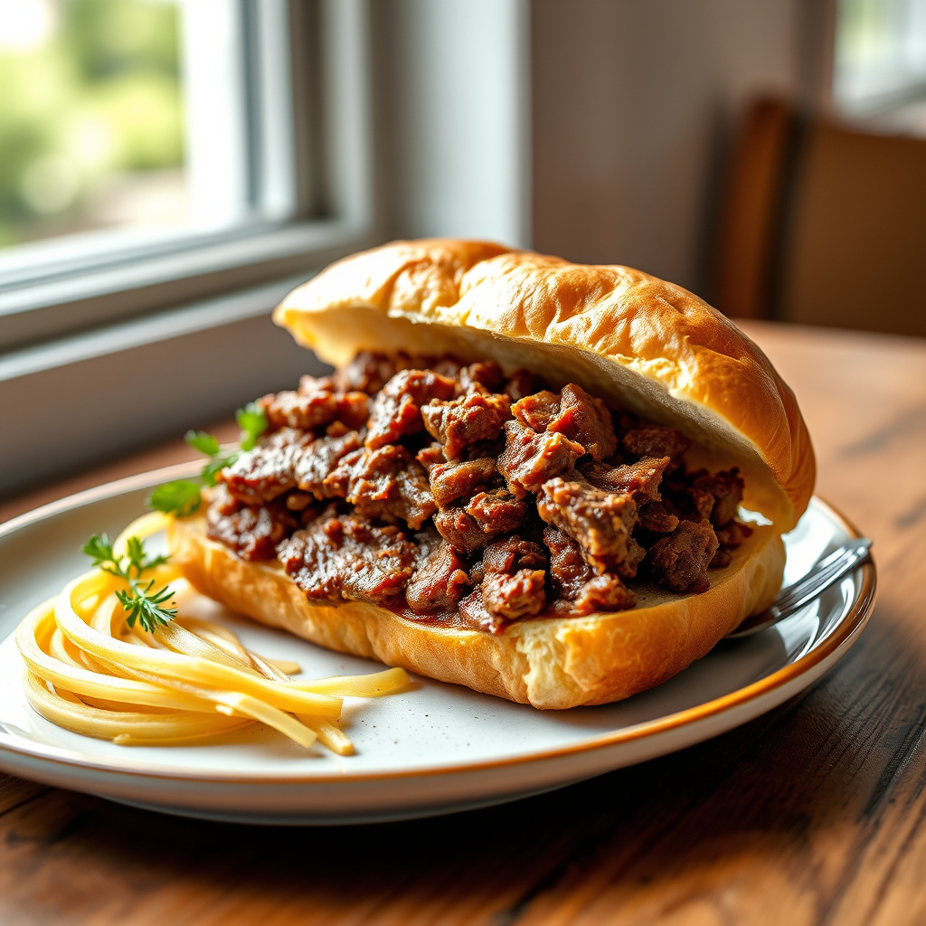 Ground Roast Beef Sandwich Recipe: Tender Filling Between Crusty Bread ...