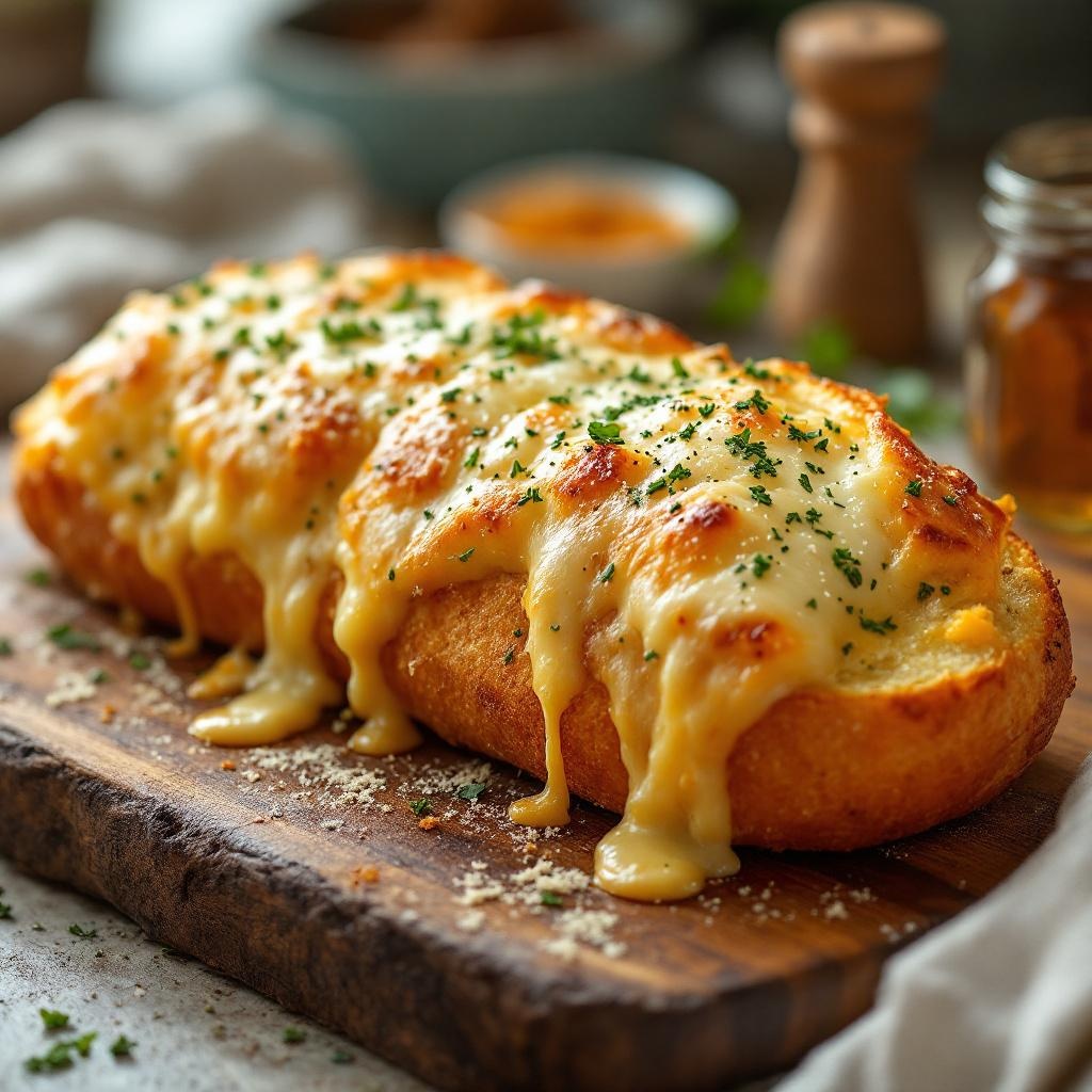 Mama Mia's Garlic Bread Recipe: Cheesy, Buttery Perfection - Cooking Vibe