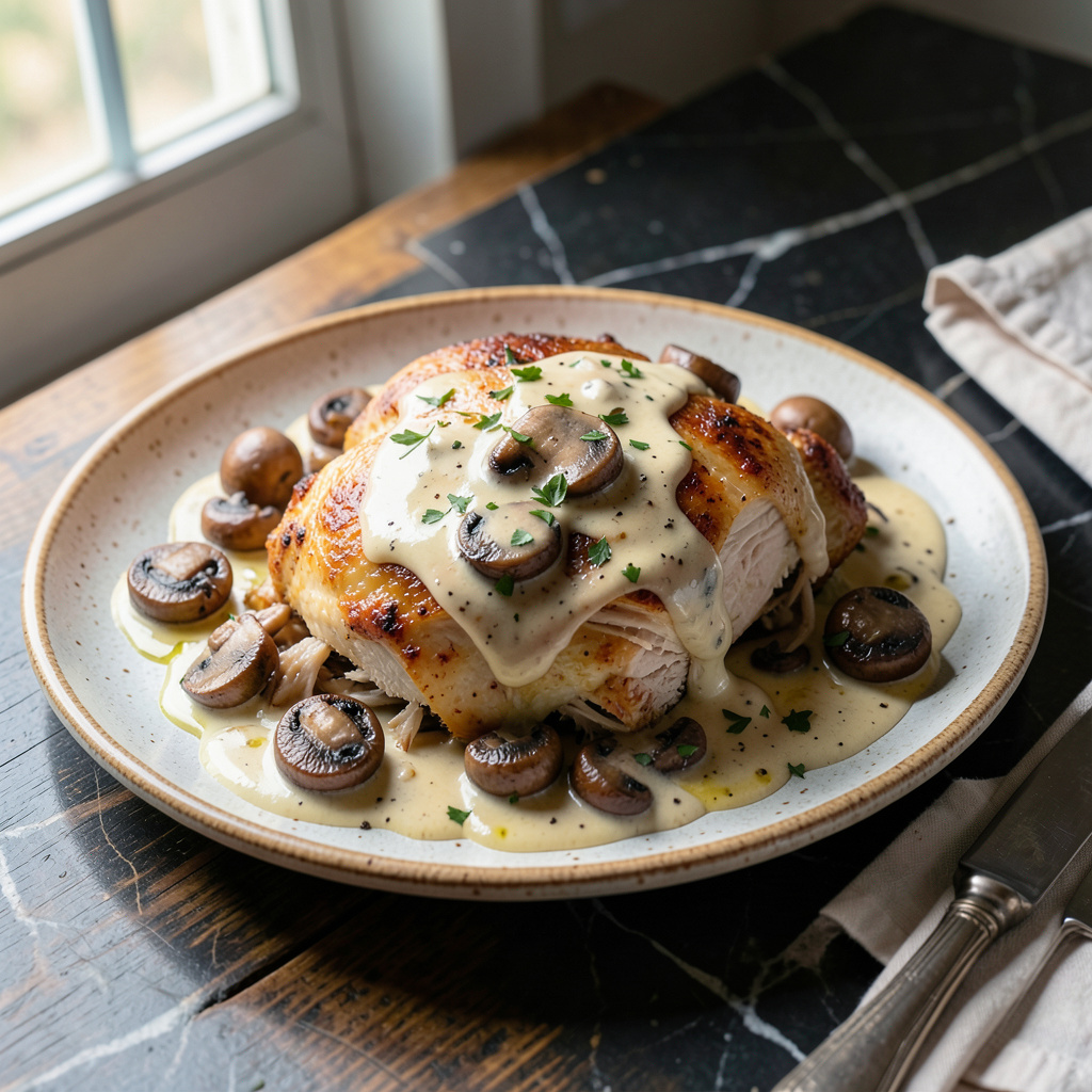 Rotisserie Chicken and Mushroom Recipe: Creamy Comfort Food - Cooking Vibe